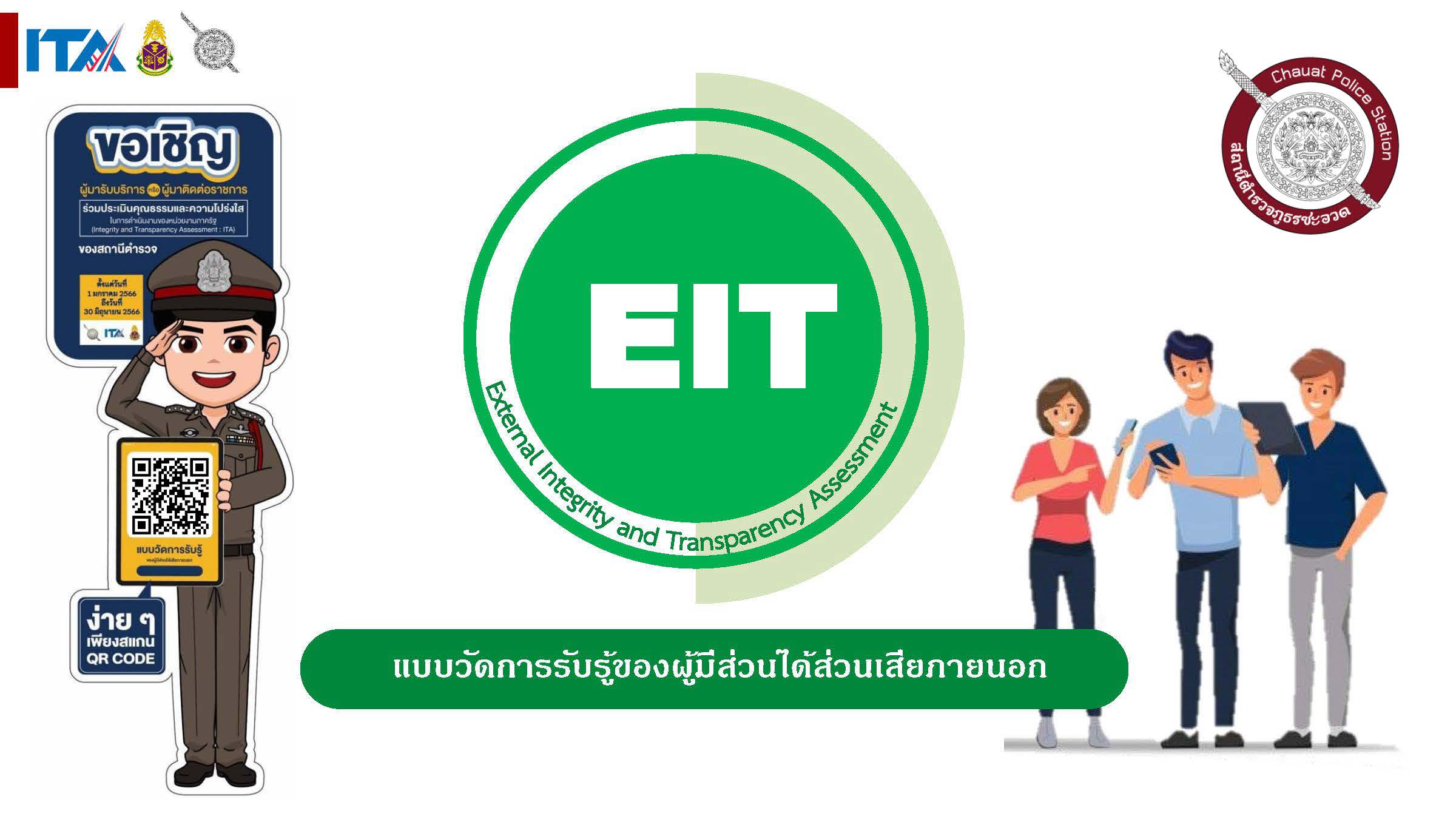 แบบวัดการรับรู้ของผู้มีส่วนได้ส่วนเสียภายนอก EIT 2568 – สถานีตำรวจภูธรชะอวด